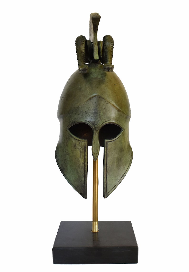 Ancient Greek Spartan Corinthian Helmet Snakes Motif | Etsy