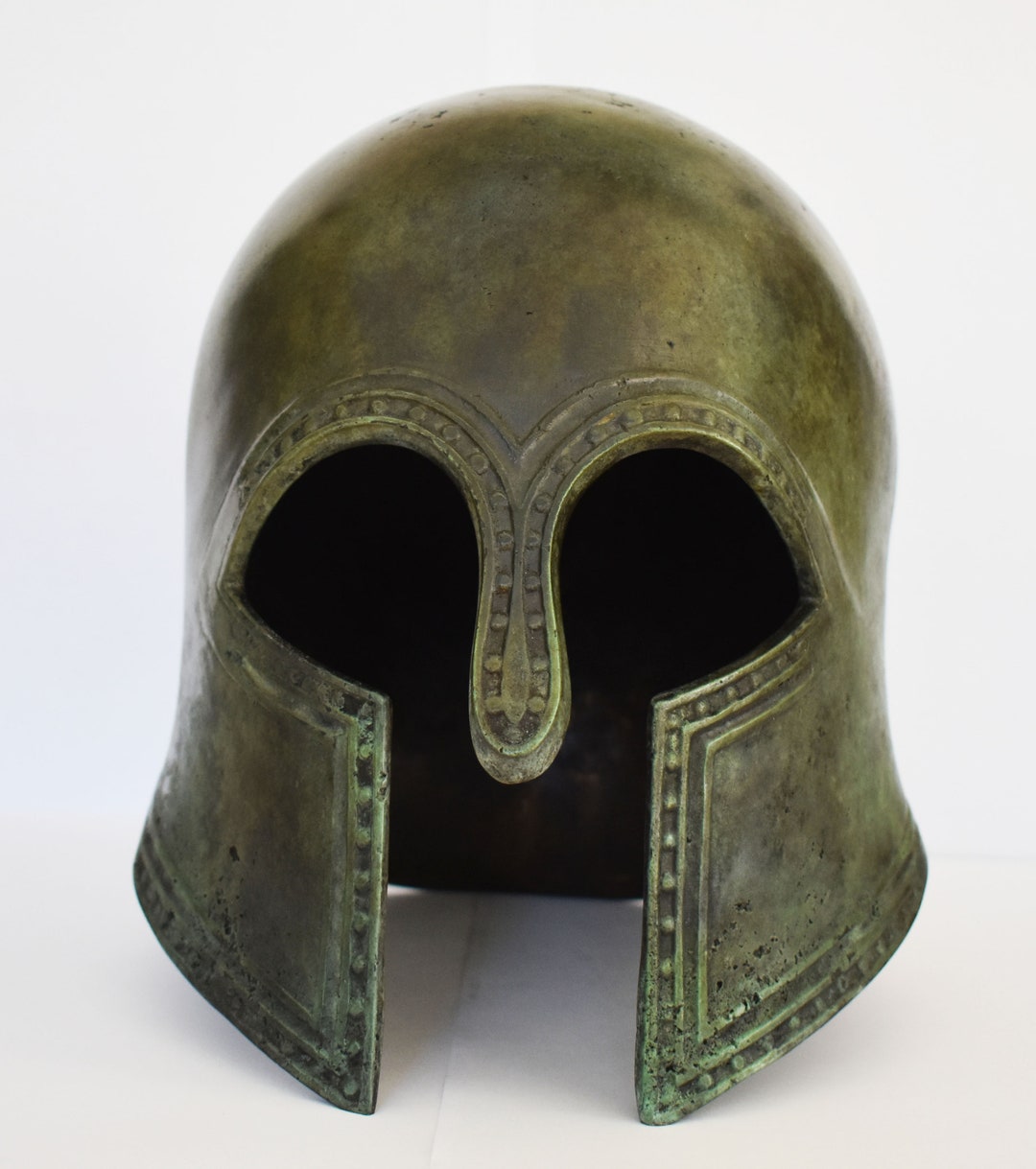 Ancient Greek Corinthian Helmet - From Olympia - Museum Reproduction ...