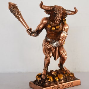 Minotaur - Fabulous Monster of Crete - Half-man, Half-bull - Fierce and ...