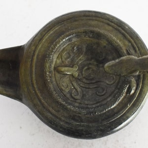 Bronze Oil Lamp - Octopus Design With Snake - Ancient Greek ...
