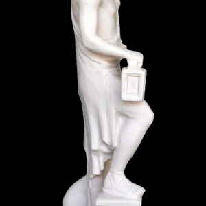 Diogenes the Cynic Ancient Greek Philosopher Cynicism Student of Antisthenes Alabaster Statue ...