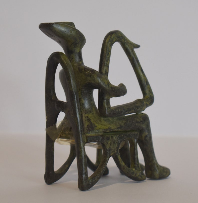 Cycladic Male Harp Player Figure From Keros Island Pure | Etsy