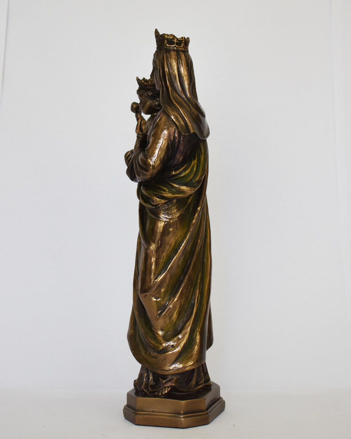 Virgin Mary Hugging Baby Jesus Blessed Mother Christianity | Etsy