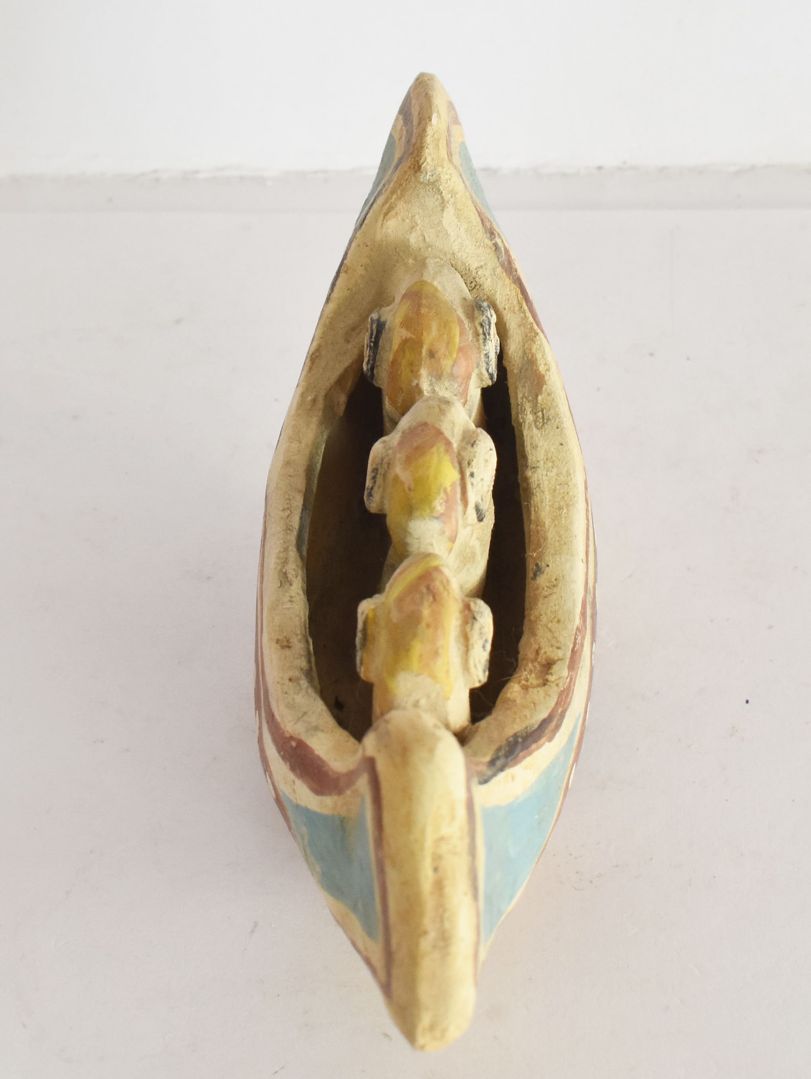 Clay Boat Model With Three Rowers Cyprus Ca 1100 BC - Etsy