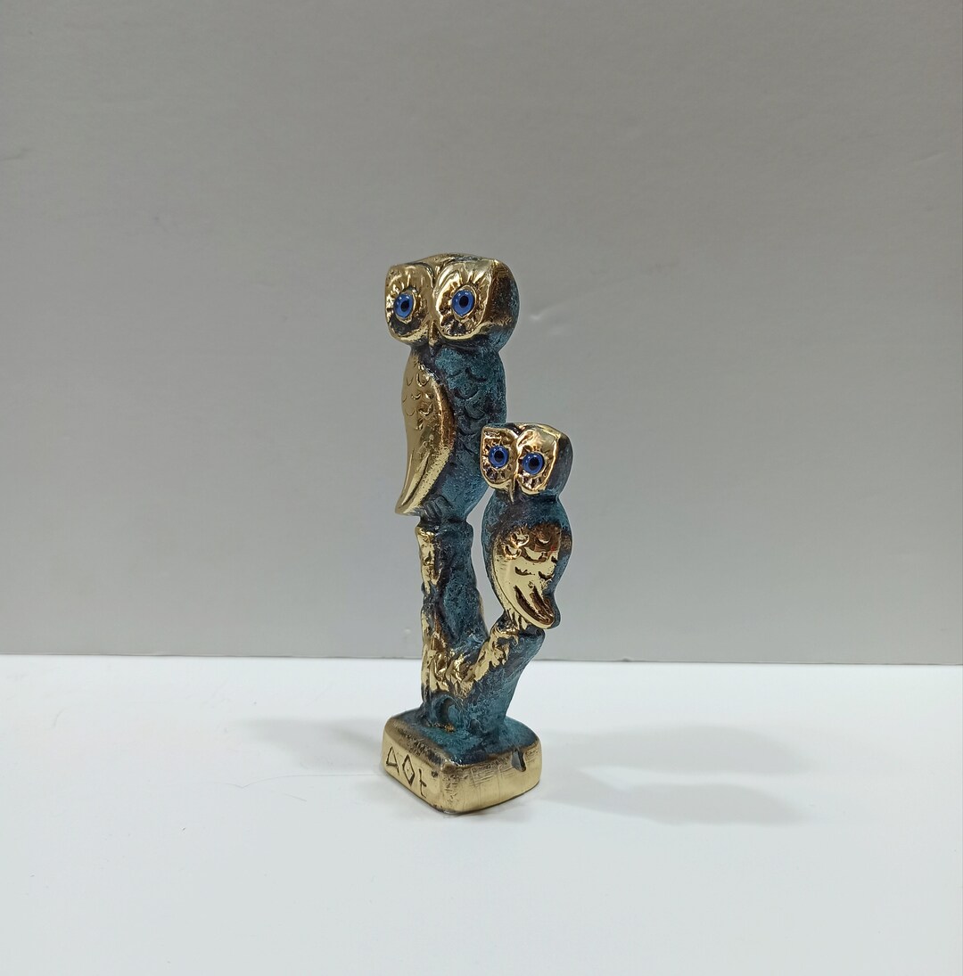 Owls of Wisdom and Intelligence Symbols of Goddess Athena - Etsy