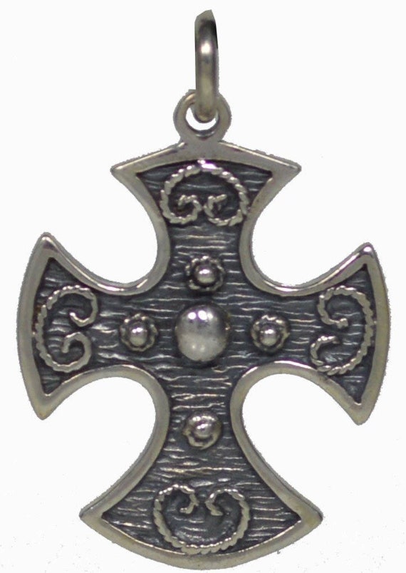 Byzantine Cross Symbol of Faith Constantinople Pendant | Etsy