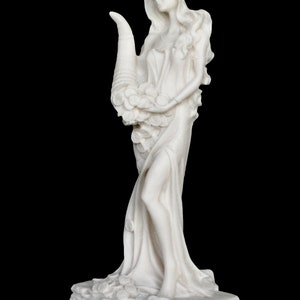 Tyche Fortuna Greek Roman Goddess of Chance, Fate and Fortune Alabaster ...