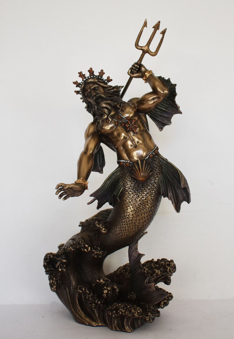 Poseidon Neptune Greek Roman God of the Sea Storms - Etsy