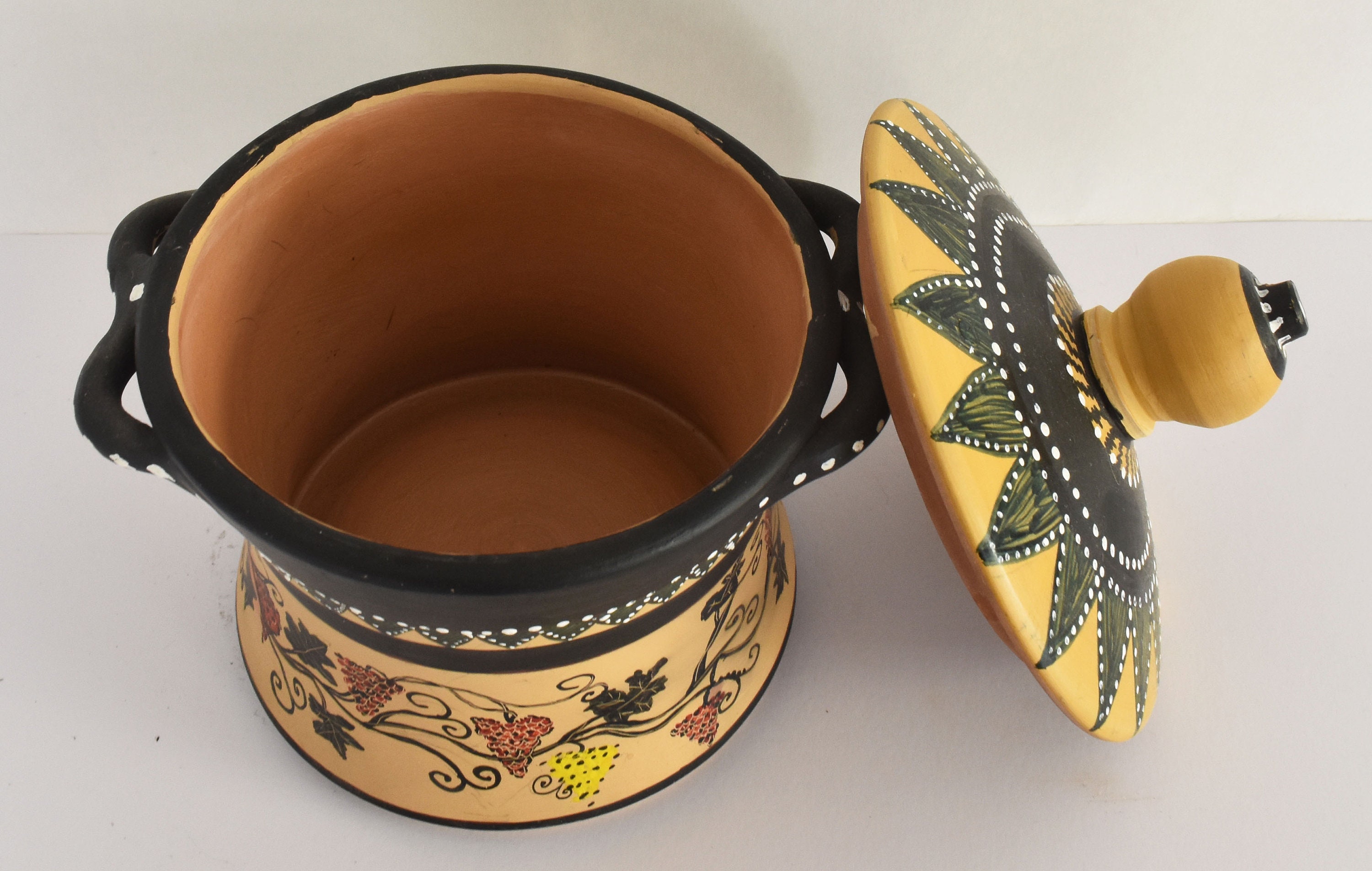 Ancient Greek Pyxis Bunches of Grapes Symbol of Dionysus | Etsy