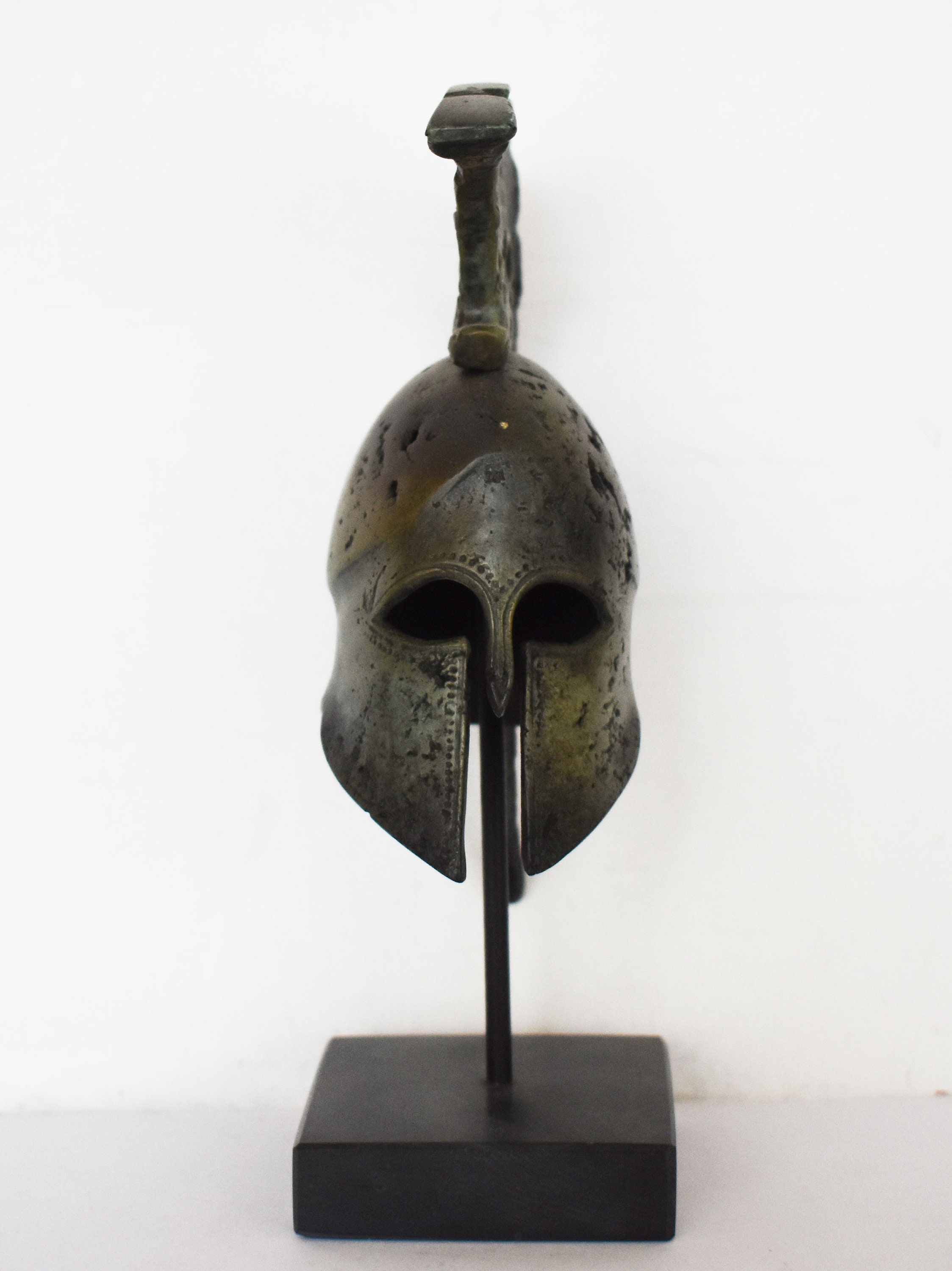 Ancient Greek Spartan Corinthian Helmet Marble Base | Etsy