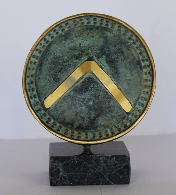 Ancient Greek Spartan Shield Λ Symbol King Leonidas and | Etsy
