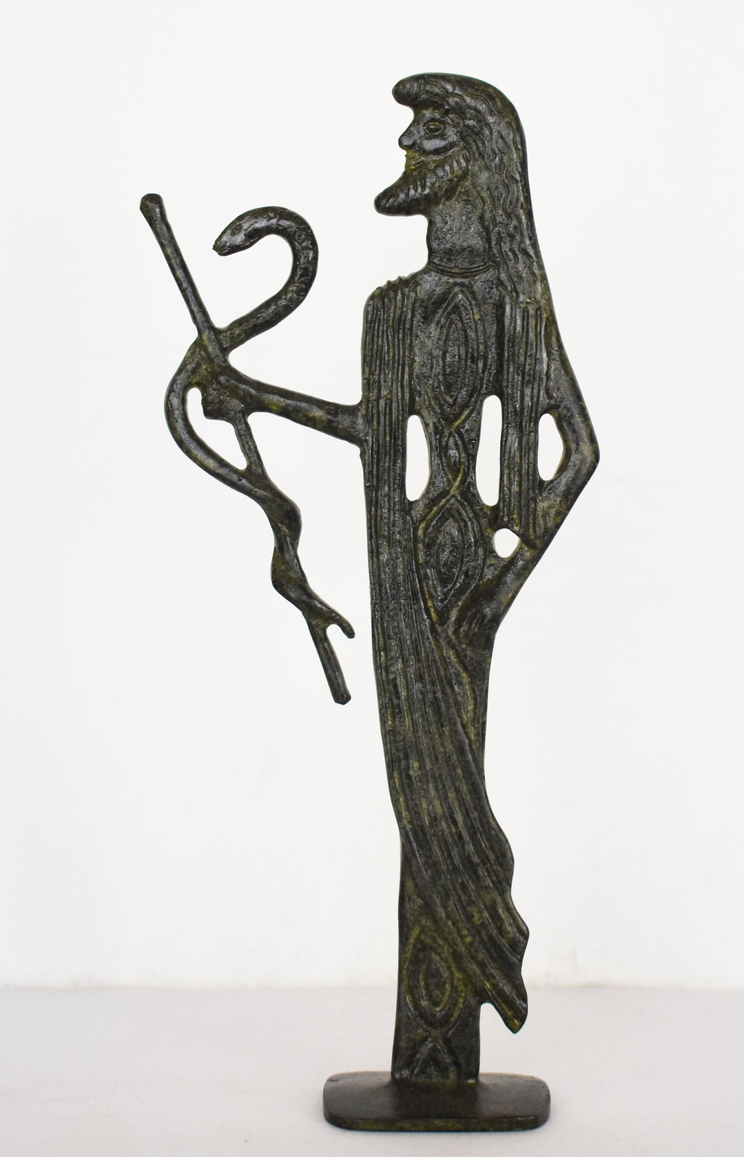 Asclepius Ancient Greek God of Medicine and Doctors Son of Apollo ...