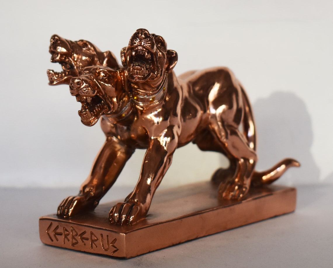 Cerberus three-headed Dog of Hades Guardian of the - Etsy