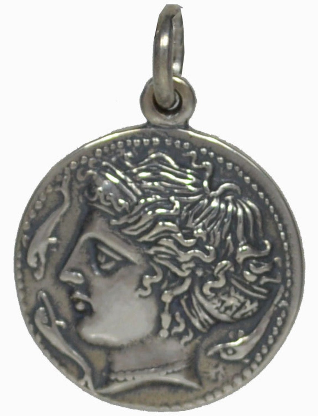 Arethusa Nymph Nereus Daughter Syracuse Dekadrachm - Etsy