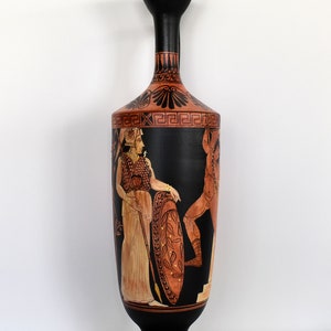 Oidipus Killing the Sphinx Lekythos Classical Period 410 BC British ...