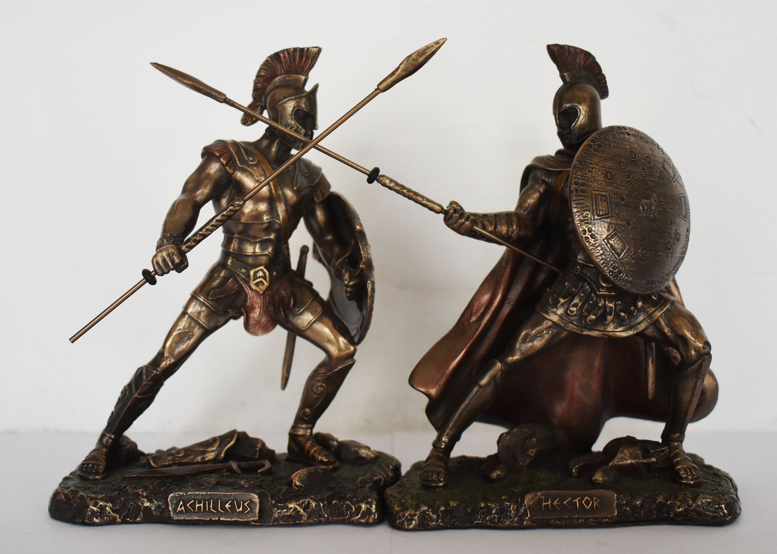 Achilles Hector Fight Set Small Trojan War Homers Etsy