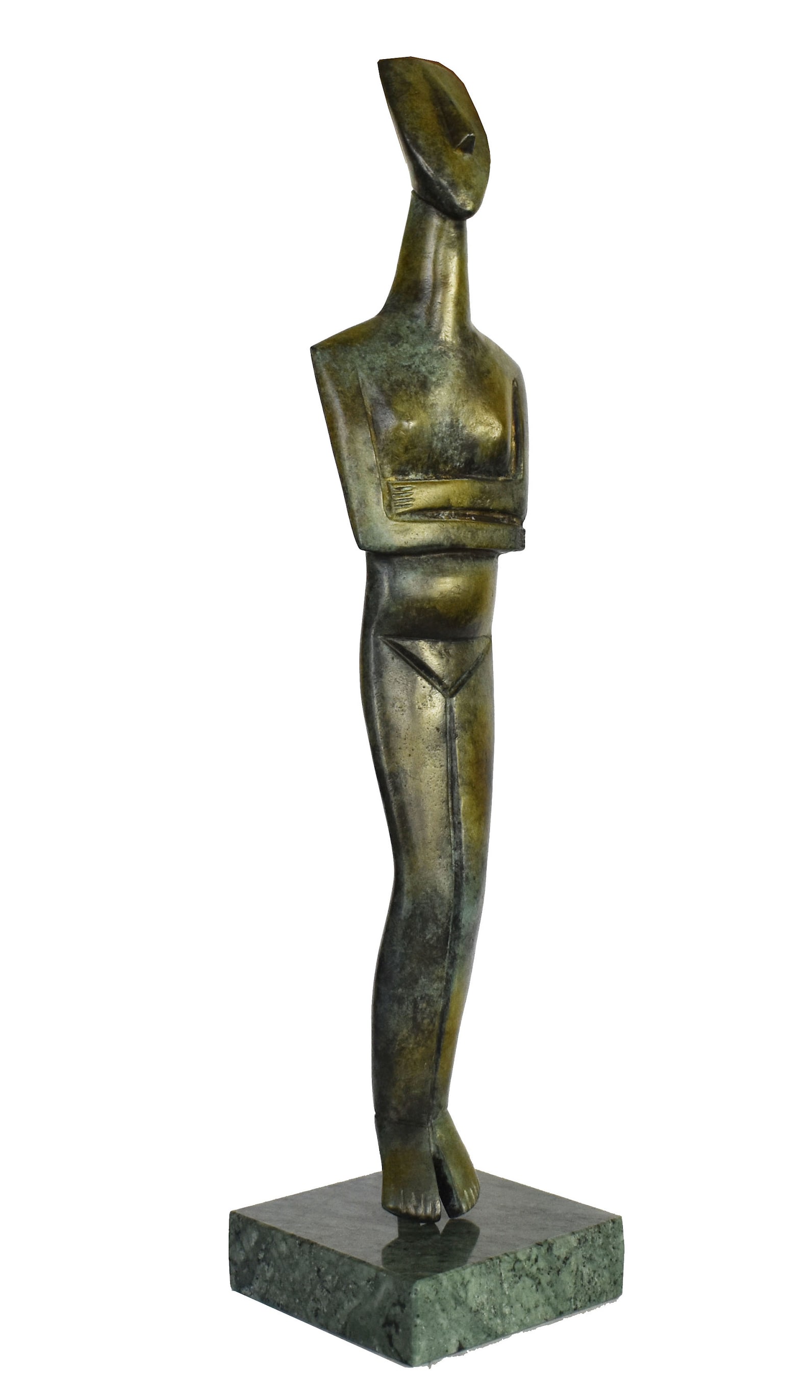 Cycladic Female Idol Figure From Keros Island Greece - Etsy