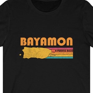 Bayamon Shirt Puerto Rico Tshirt City Retro Gift Idea Tourist Tee ...