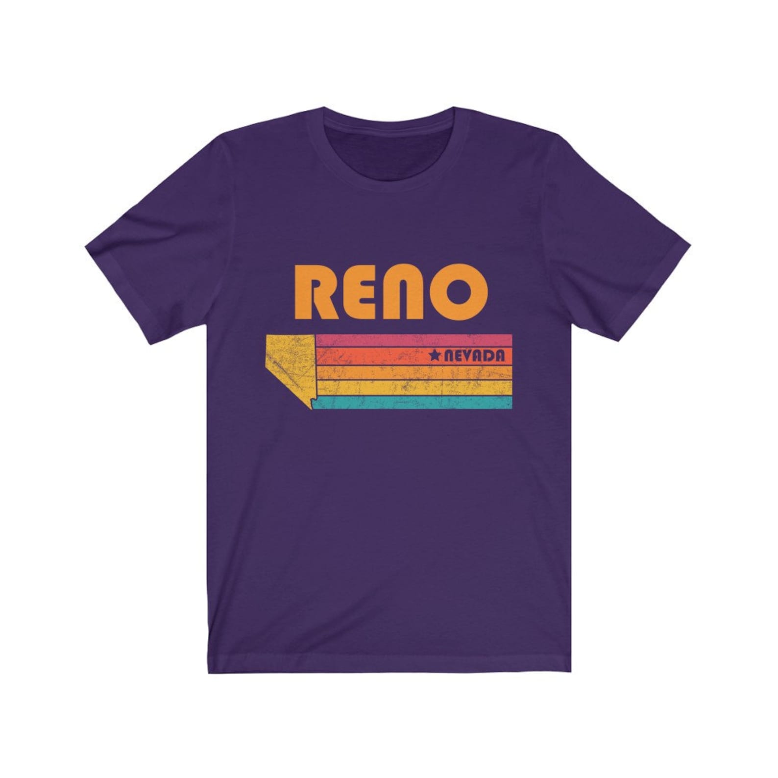 Reno Shirt Nevada Tshirt City Retro Gift Idea Tourist Tee Reno - Etsy