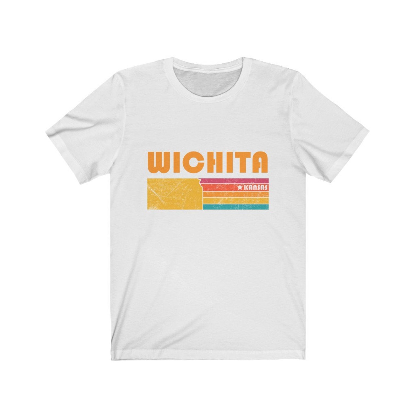 Wichita Shirt Kansas Tshirt City Retro Gift Idea Tourist Tee - Etsy UK