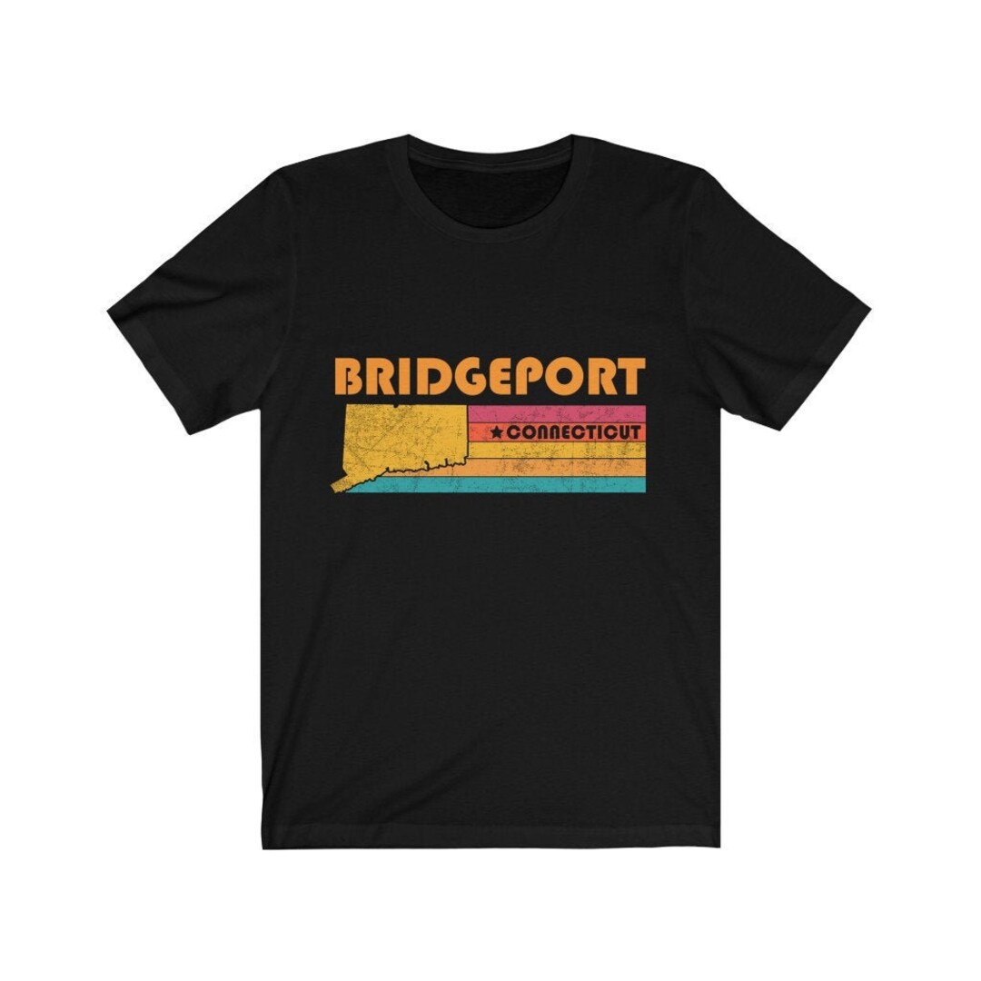 Bridgeport Shirt Connecticut Tshirt City Retro Gift Idea Tourist Tee ...