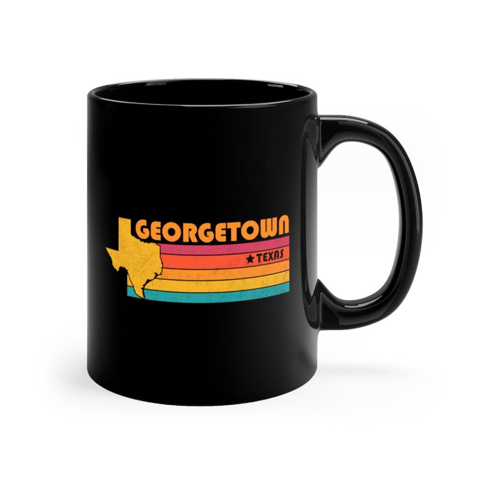 Georgetown Mug Texas Coffee Mug City Retro Gift Idea Tourist Cup ...
