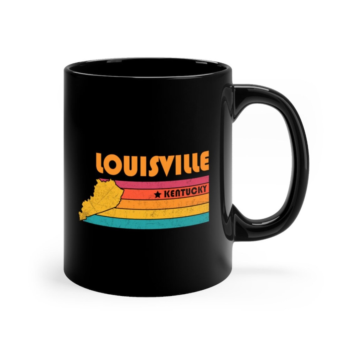 Louisville Mug Kentucky Coffee Mug City Retro Gift Idea Tourist Cup ...