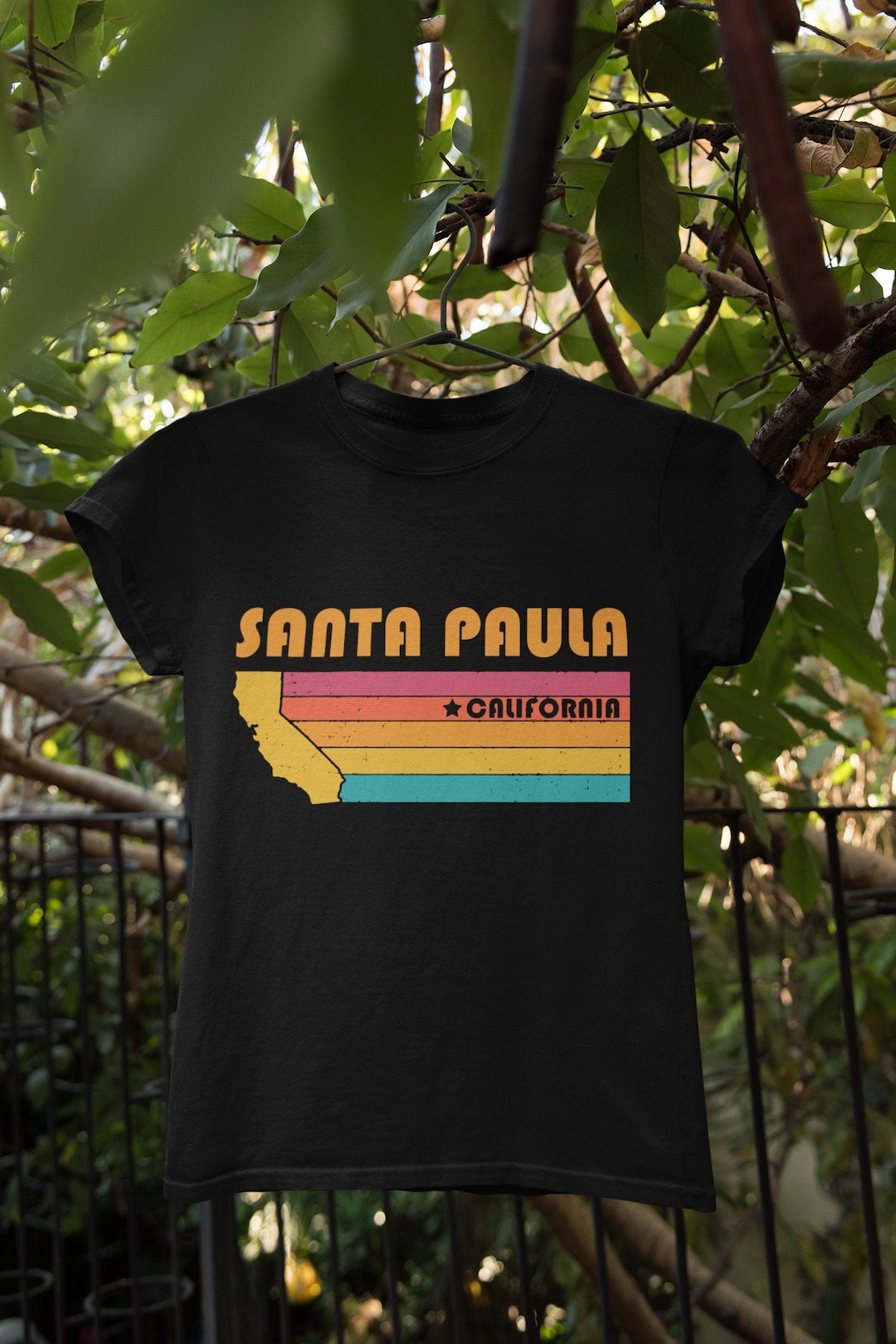 Santa Paula Svg California Svg City Retro Gift Idea Tourist Png Santa ...