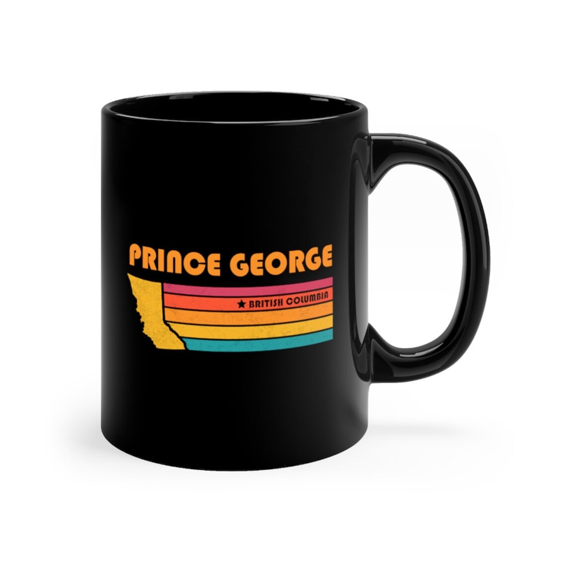 Prince George Mug British Columbia Coffee Mug City Retro Gift - Etsy UK