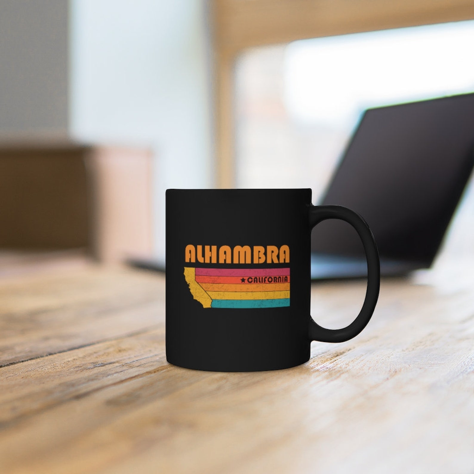 Alhambra Mug California Coffee Mug City Retro Gift Idea Tourist Cup ...