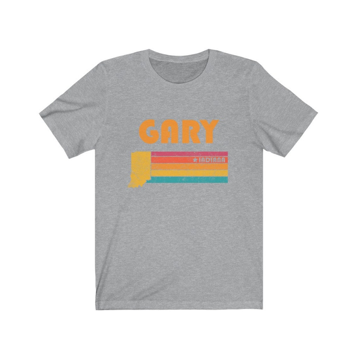Gary Shirt Indiana Tshirt Stadt Retro Geschenk Idee Tourist - Etsy.de