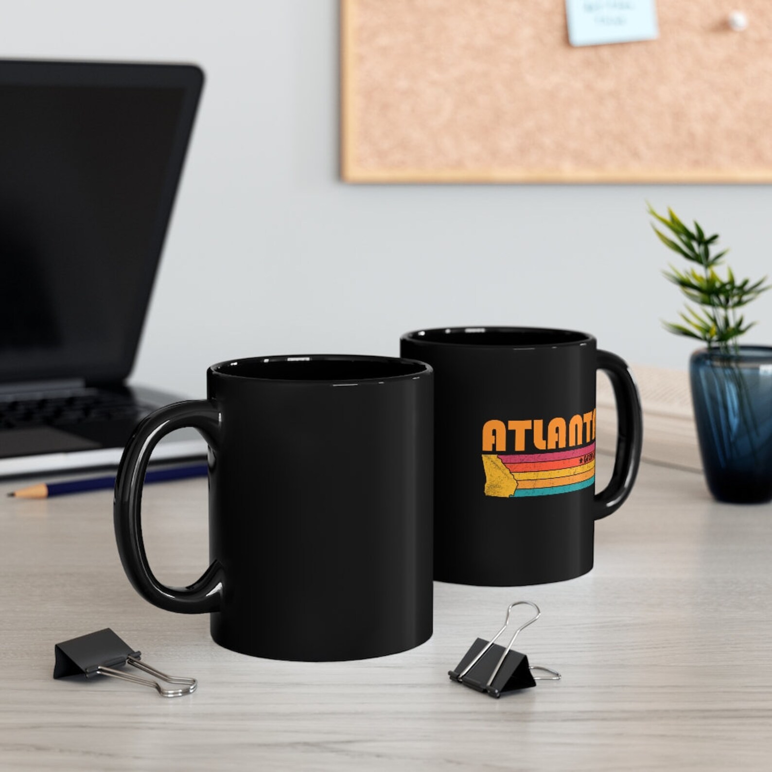 Atlanta Mug Georgia Coffee Mug City Retro Gift Idea Tourist - Etsy