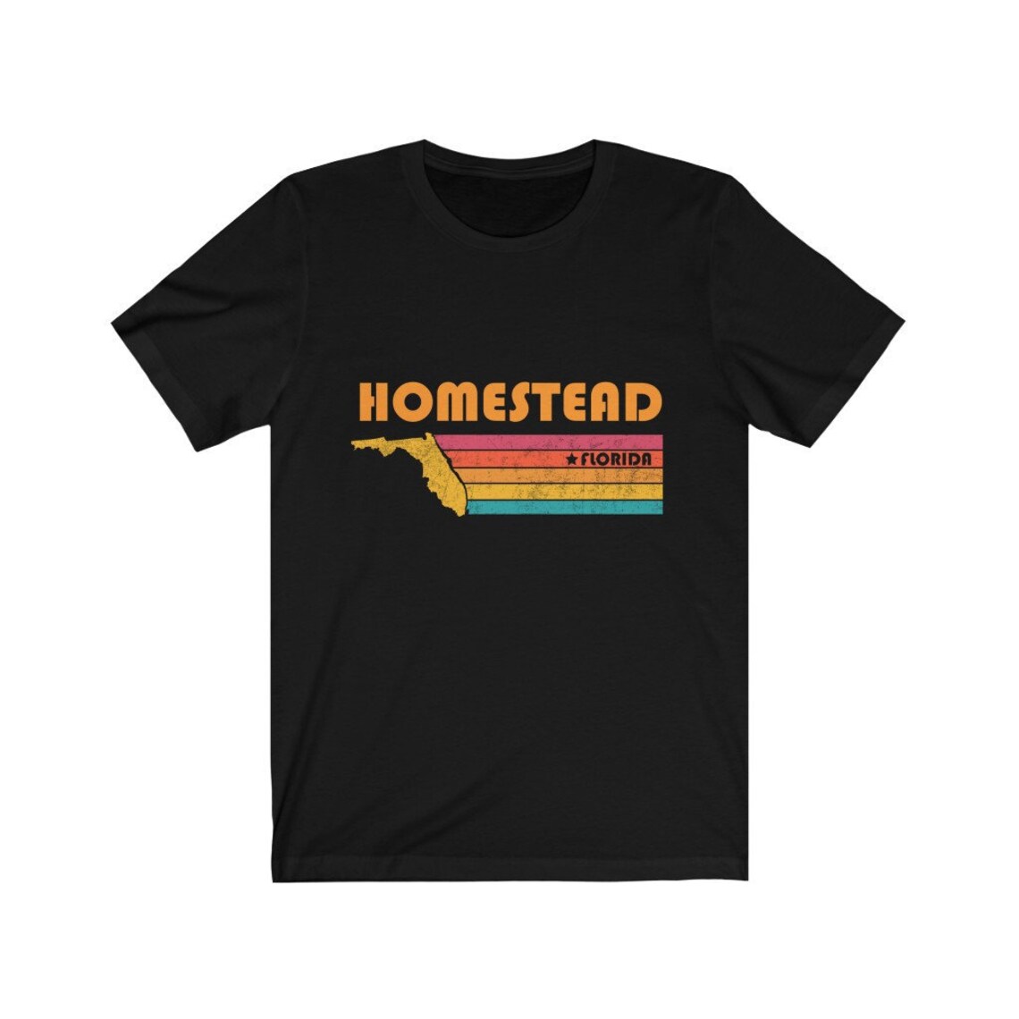 Homestead Shirt Florida Tshirt City Retro Gift Idea Tourist - Etsy