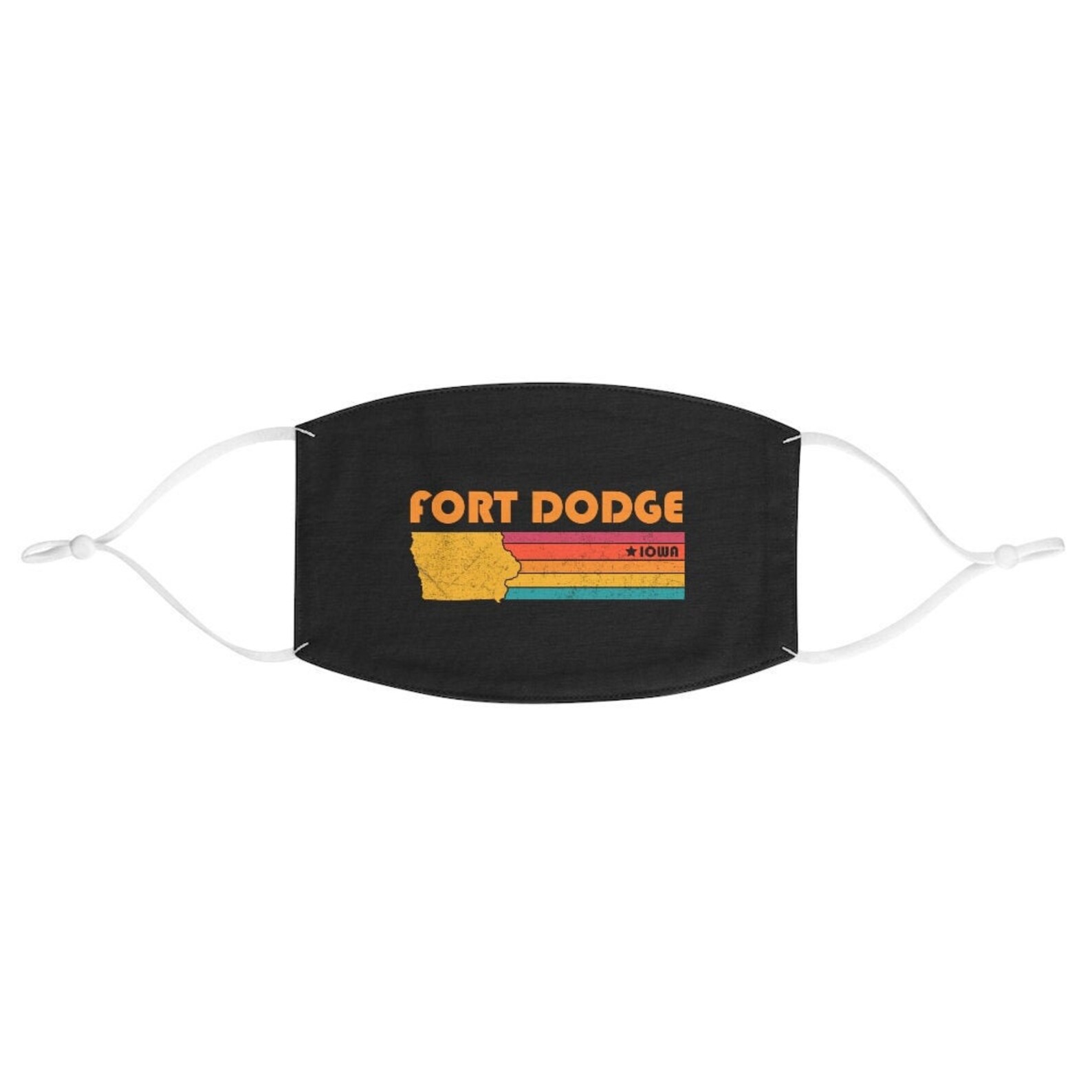 Fort Dodge Mask Iowa Face Mask City Retro Gift Idea Tourist | Etsy