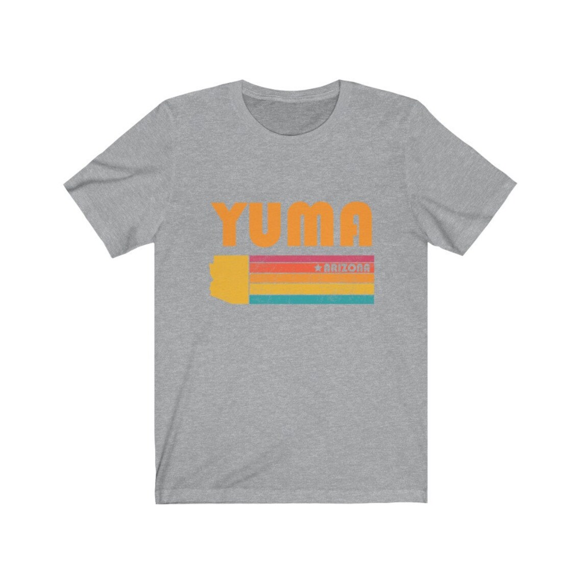 Yuma Shirt Arizona Tshirt City Retro Gift Idea Tourist Tee Yuma Arizona ...