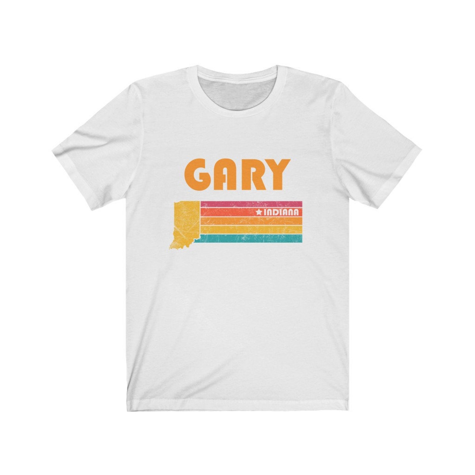 Gary Shirt Indiana Tshirt Stadt Retro Geschenk Idee Tourist | Etsy