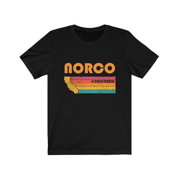 Norco Shirt California Tshirt City Retro Gift Idea Tourist Tee | Etsy
