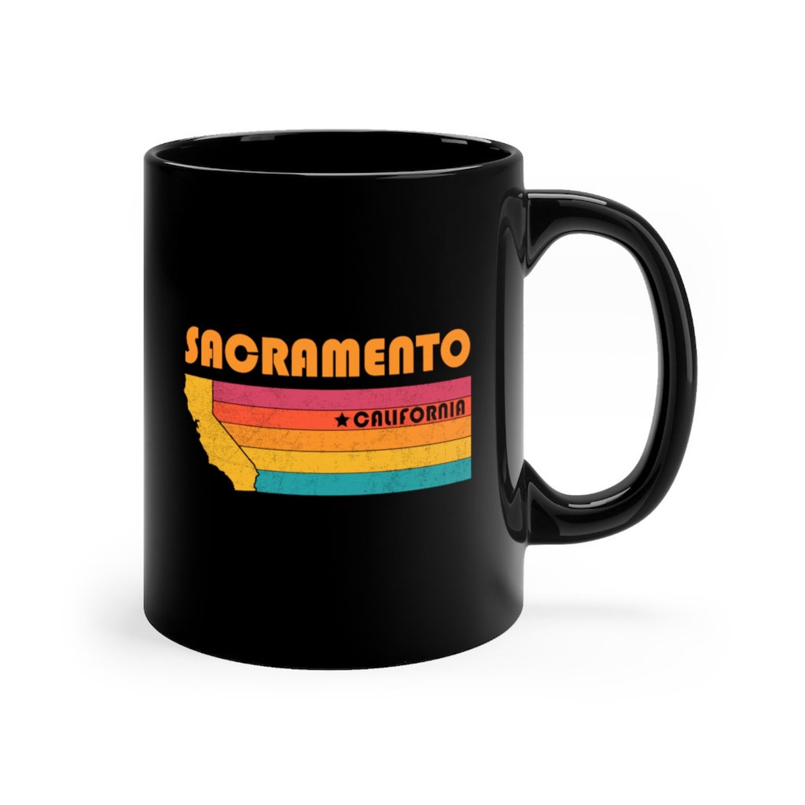 Sacramento Mug California Coffee Mug City Retro Gift Idea - Etsy