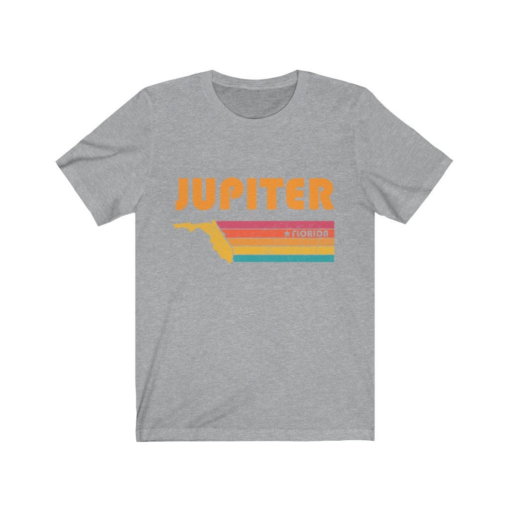 Jupiter Shirt Florida Tshirt City Retro Gift Idea Tourist Tee - Etsy
