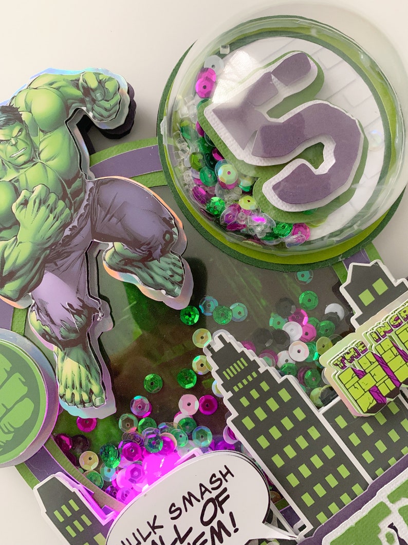 Hulk 3D Cake Topper, Avengers Marvel Birthday Topper, Hulk Party Decor ...