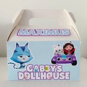 Gabby’s Dollhouse Gable Boxes, Party Favour Bags, Gift Bags, Custom ...