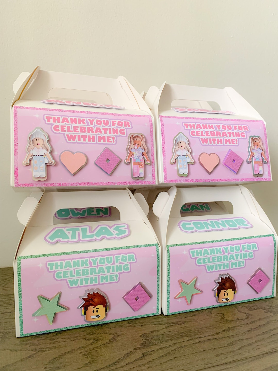 Roblox GFX Birthday Party Gable, Roblox GFX Aesthetic Party Packs ...