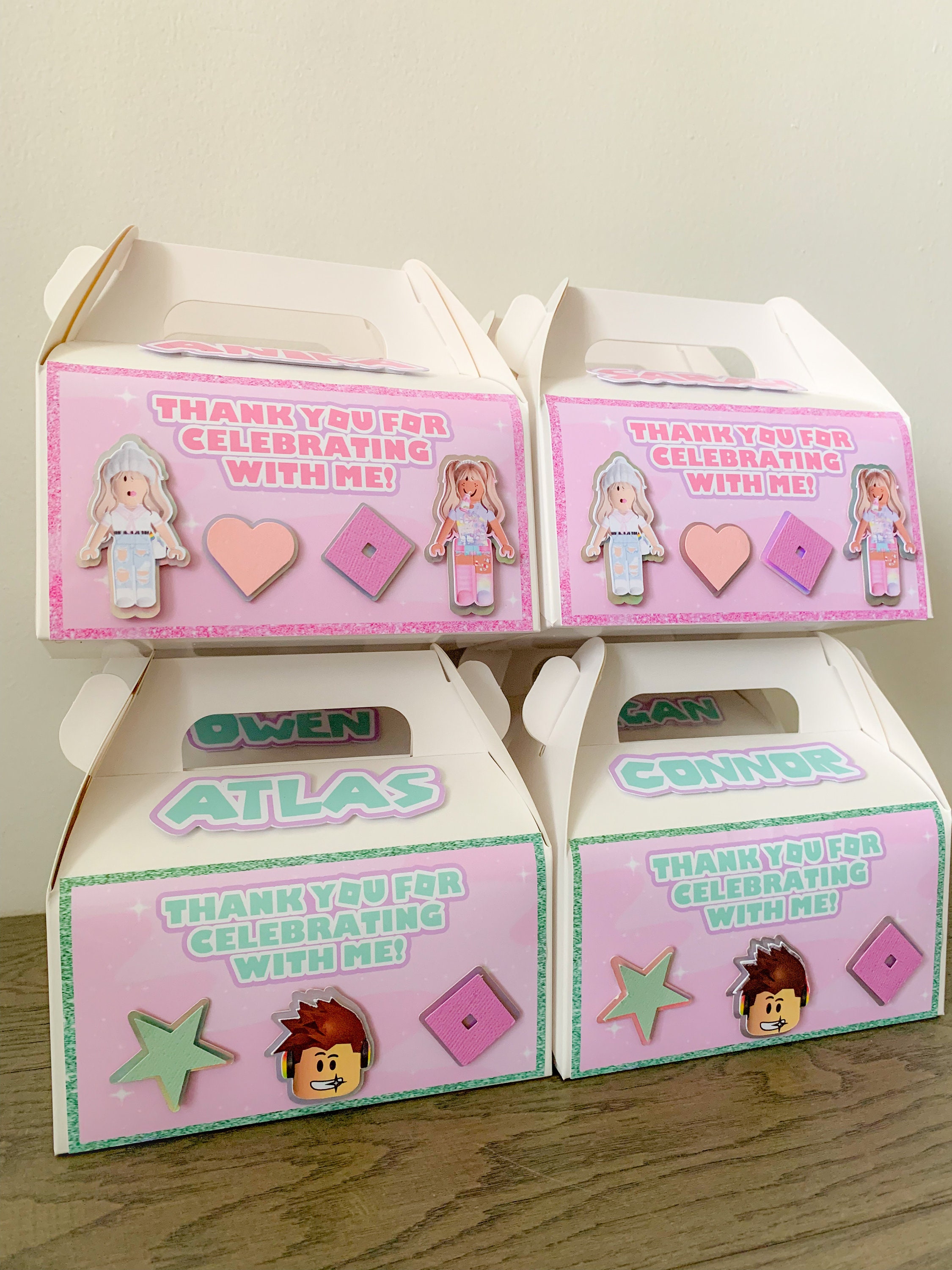 Roblox GFX Birthday Party Gable, Roblox GFX Aesthetic Party Packs ...