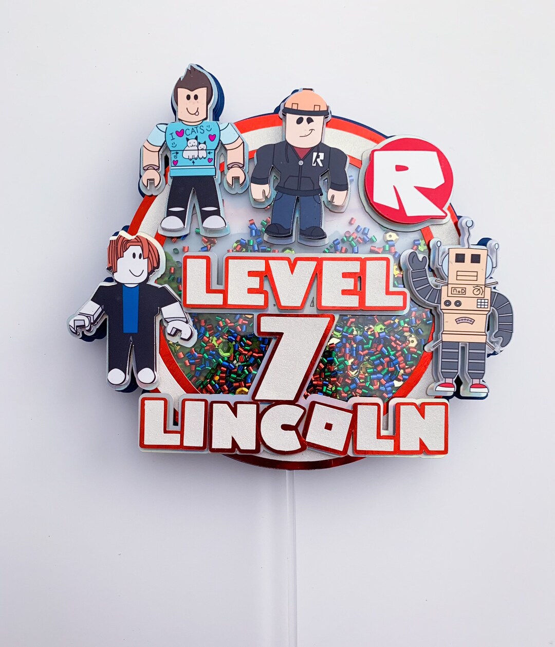 Roblox Cake Topper, Roblox Party Decor for Boys, Roblox Birthday ...