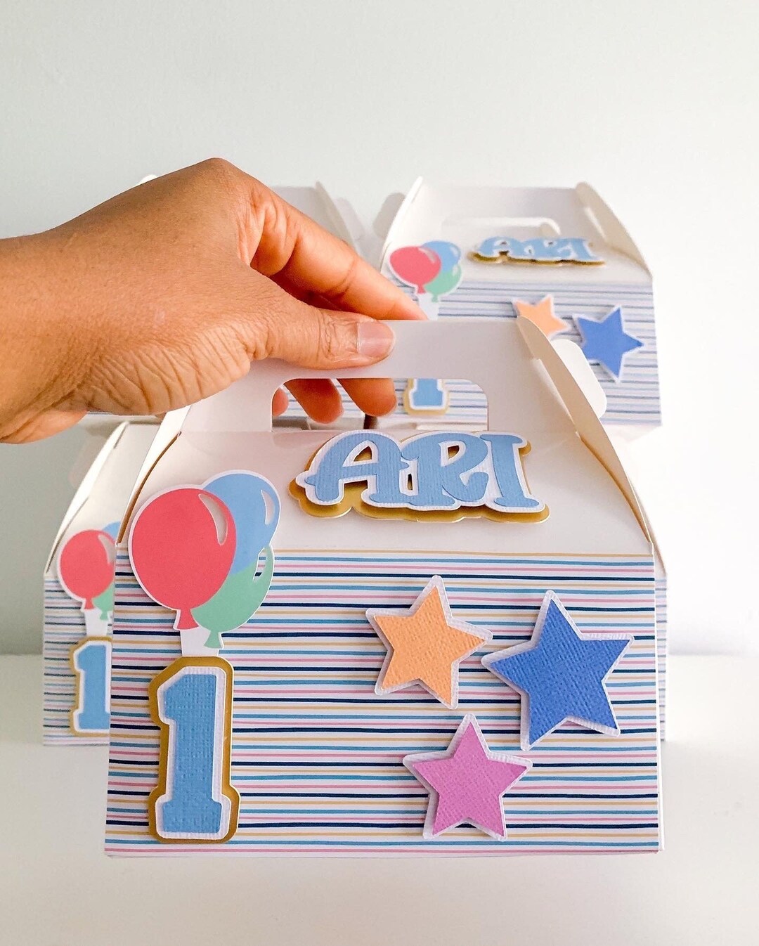 Joseph's Coat of Many Colors Birthday Party Gable Boxes, Many Colors ...