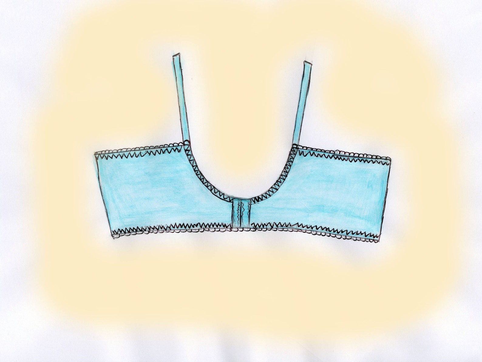 Plus size bra pattern with sewing tutorial Elizabeth Sizes | Etsy