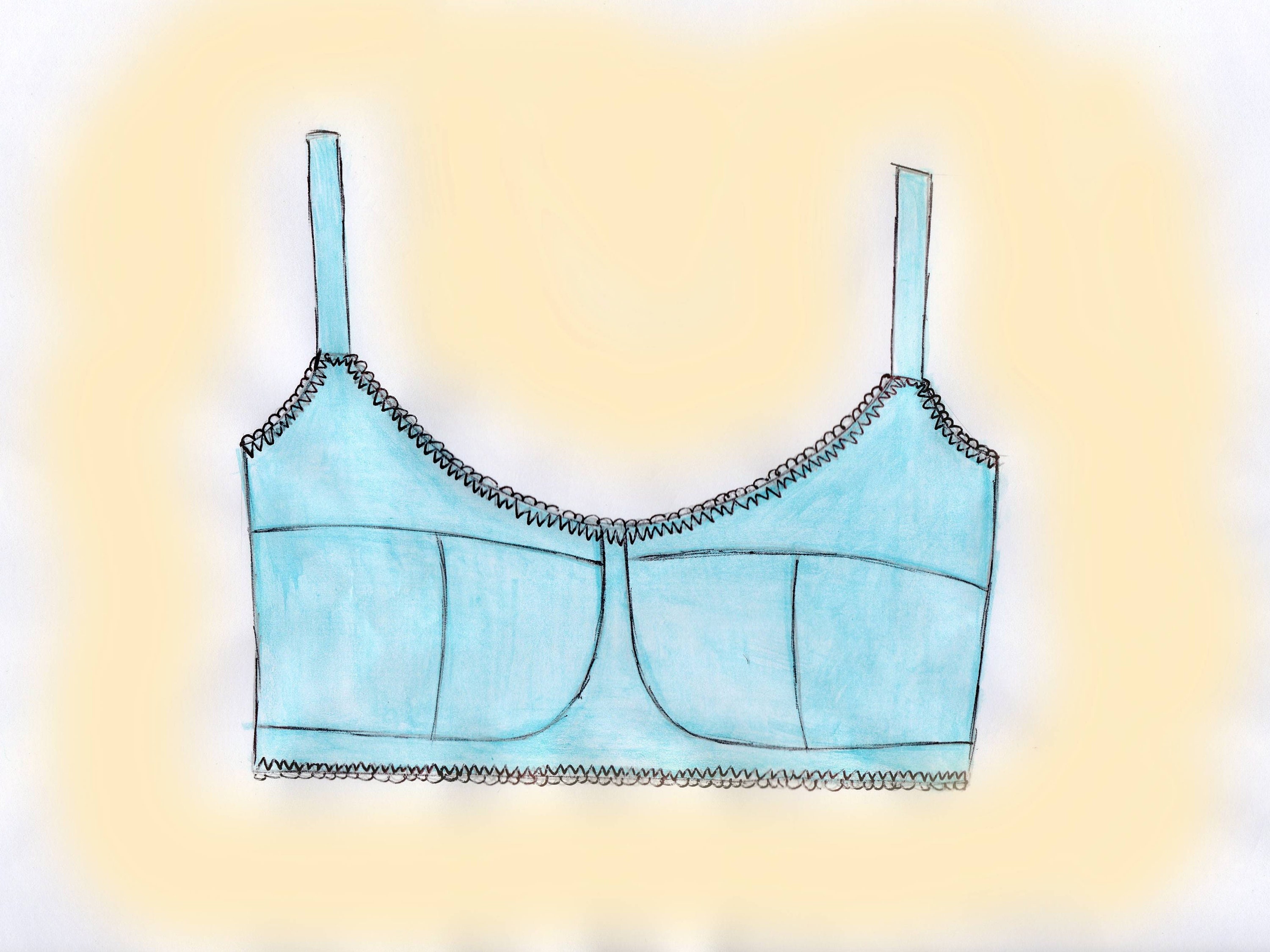 Bra Type Blouse Pattern