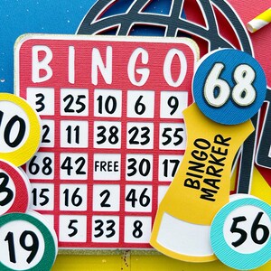 BINGO Game Cake Topper | BINGO Card Party | Lotto Game | Beano ...