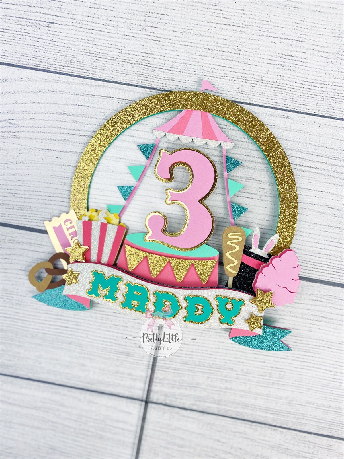 Carnival Cake Topper Circus Cake Topper Circus Birthday - Etsy