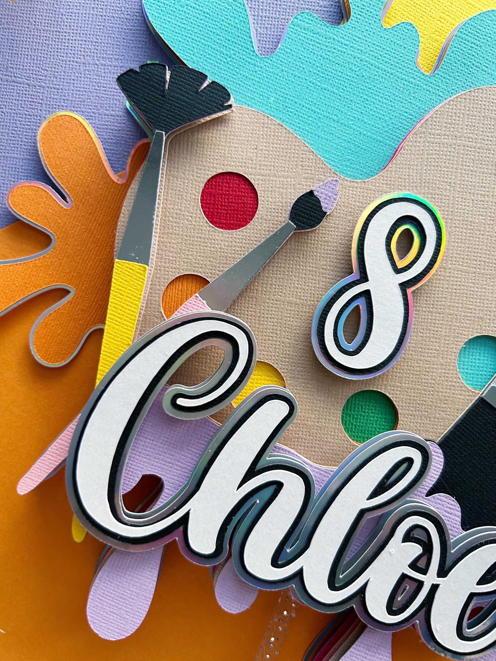 Paint Party Cake Topper | Painten Birthday | Painting Birthday Party ...
